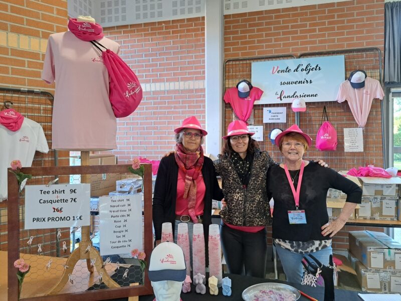Vente de goodies – La Landasienne d'Octobre Rose